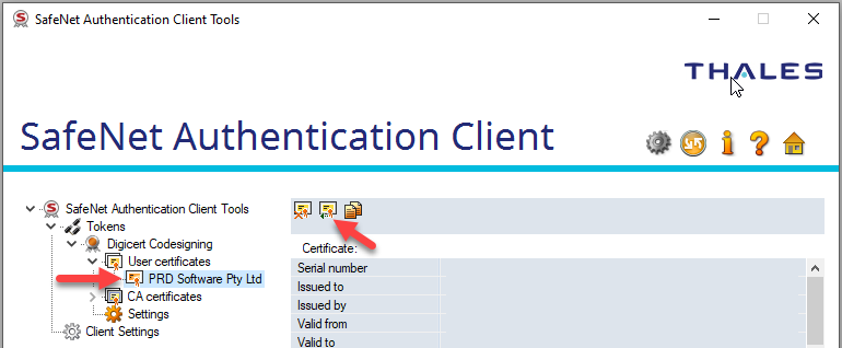 Code Signing with FIPS USB Token on a Windows HyperV