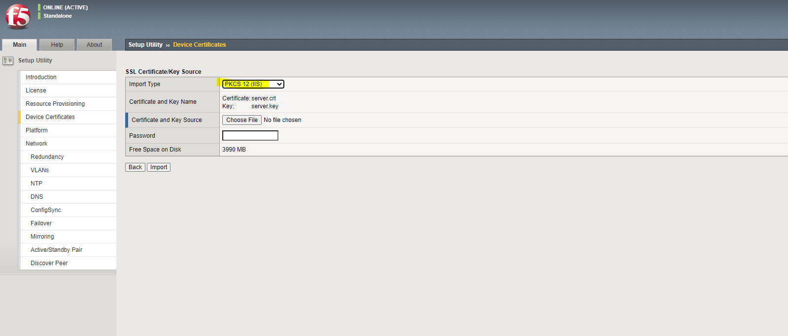 Setup SSL/TLS with F5 BigIP