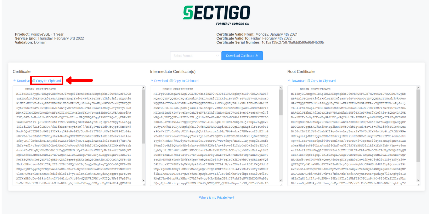 Webuzo SSL/TLS Installation Guide